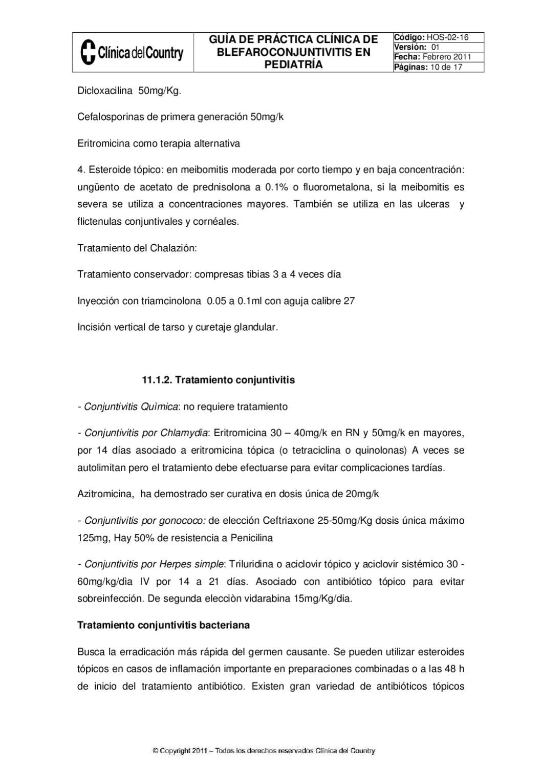 GPC de Blefaroconjuntivitis en pediatría by Clínica del Country - Issuu