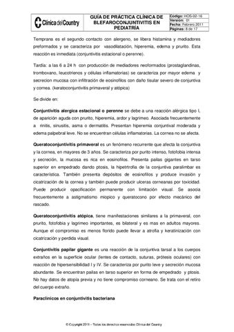 GPC de Blefaroconjuntivitis en pediatría by Clínica del Country - Issuu