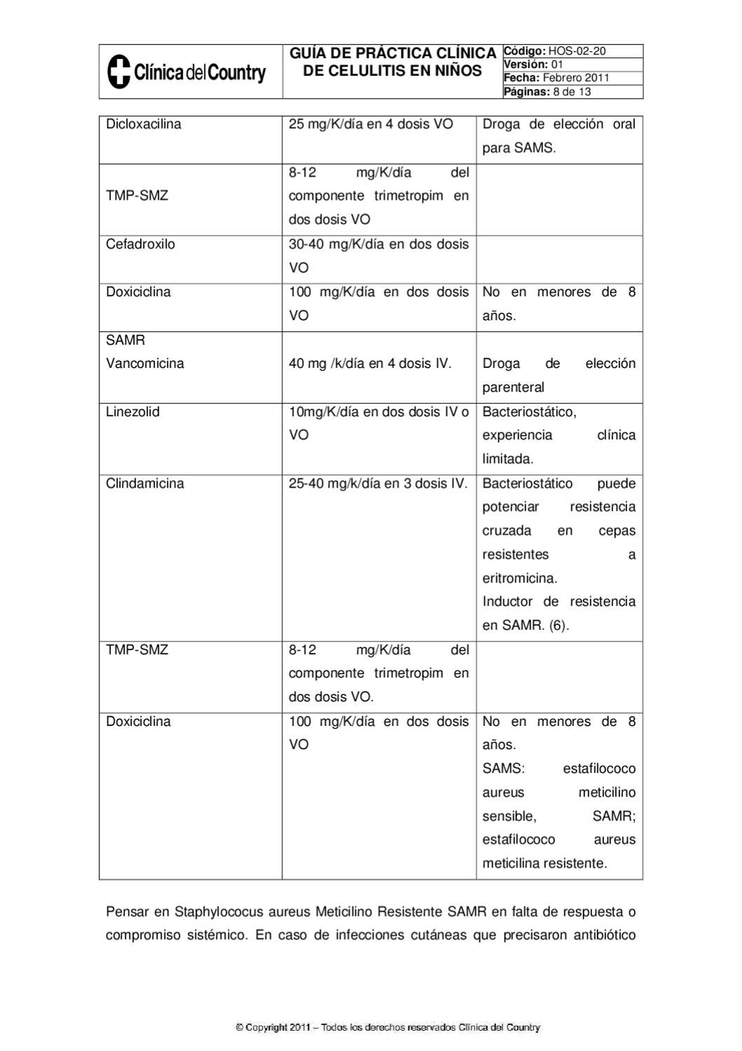 GPC de Celulitis en pediatría by Clínica del Country - Issuu