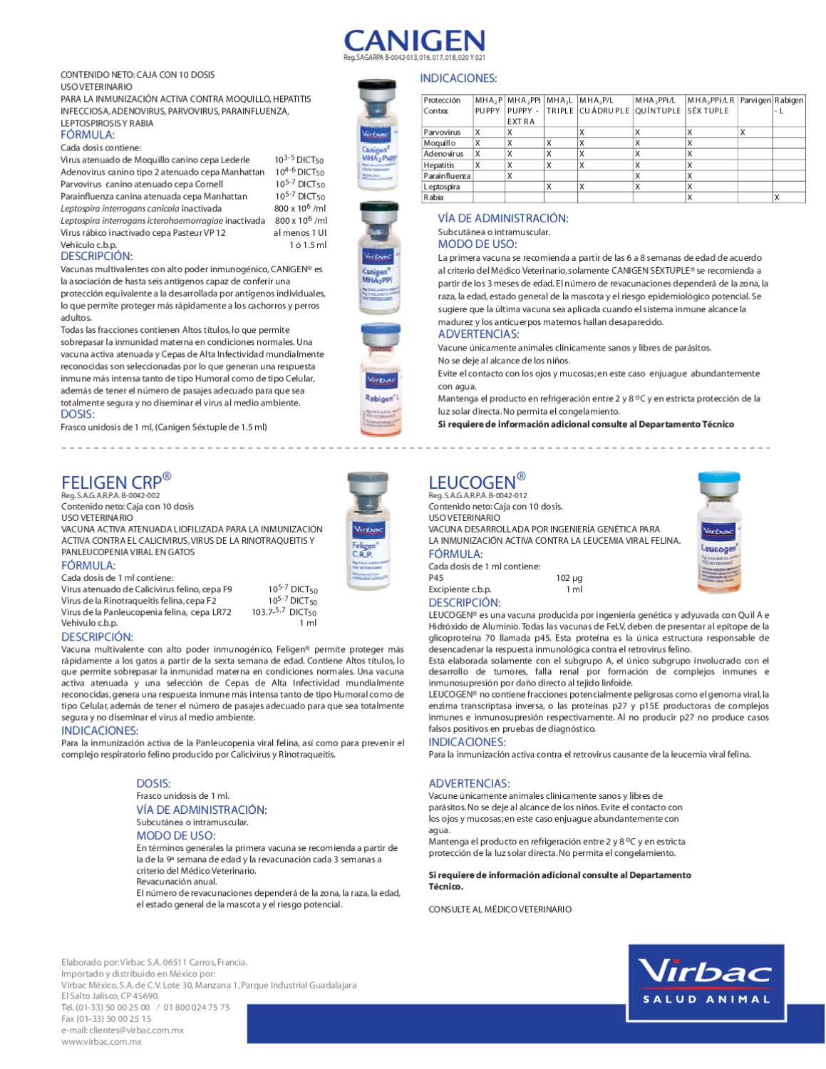 Canigen by Laboratorios Virbac México - Issuu
