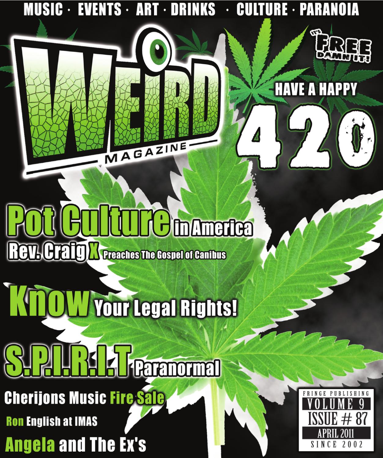 WEIRD MAGAZINE APRIL 2011 By Weird Magazine LLC Issuu weird-magazine-april-2011-by-weird-magazine-llc-issuu