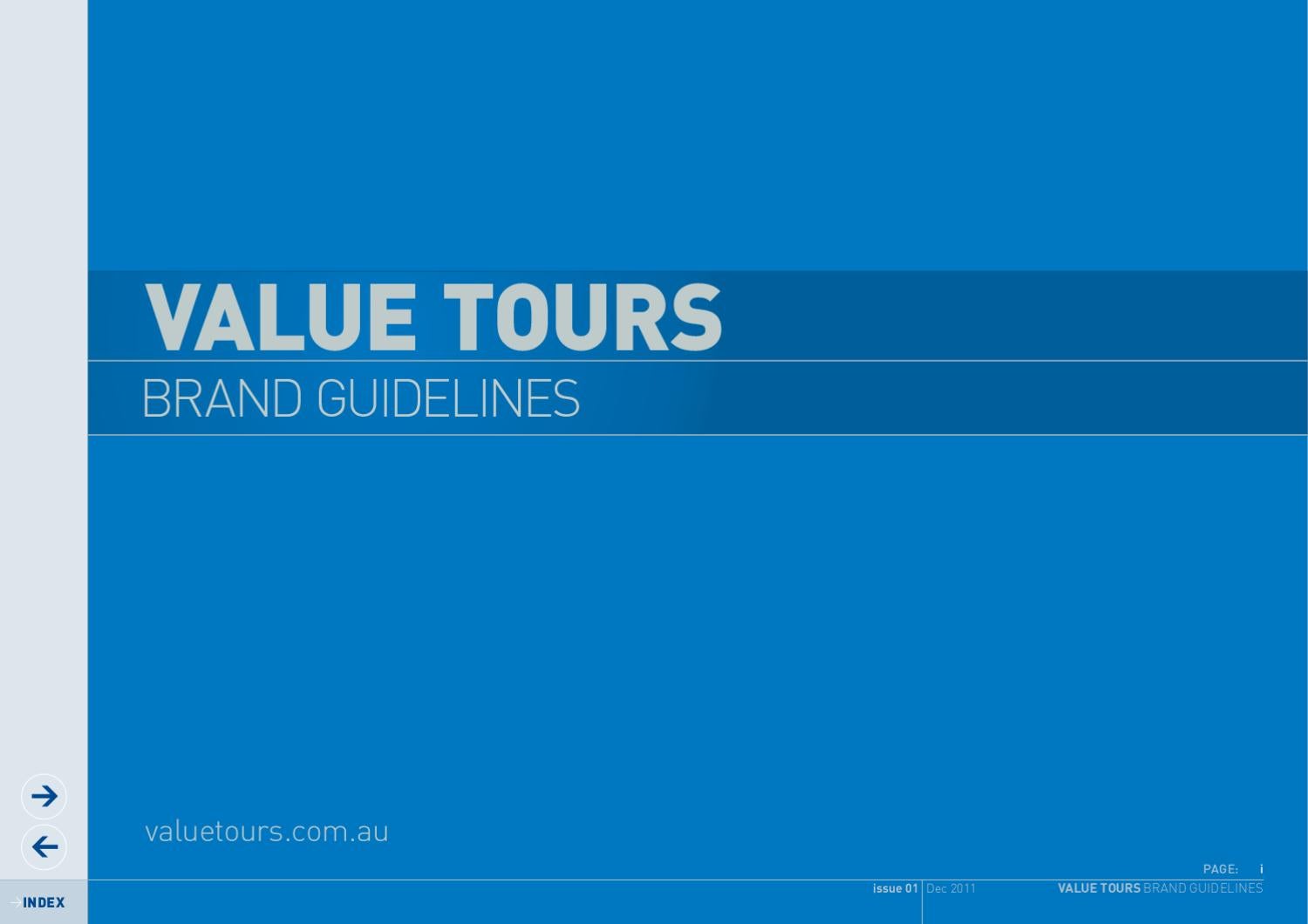 Value Tours Brand Guidelines by S2 Creative - Issuu