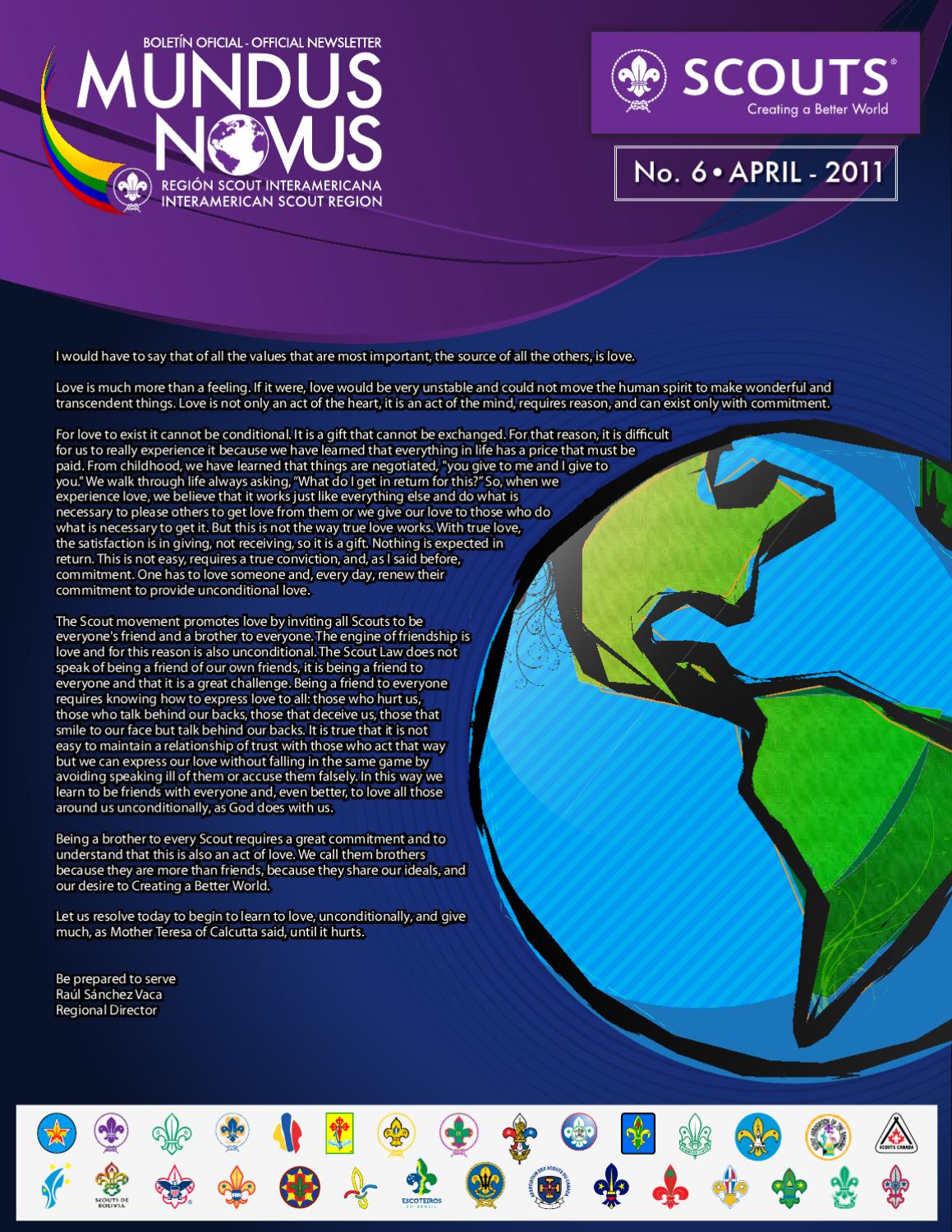 Mundus Novus No.6 by World Organization of the Scout Movement - Issuu