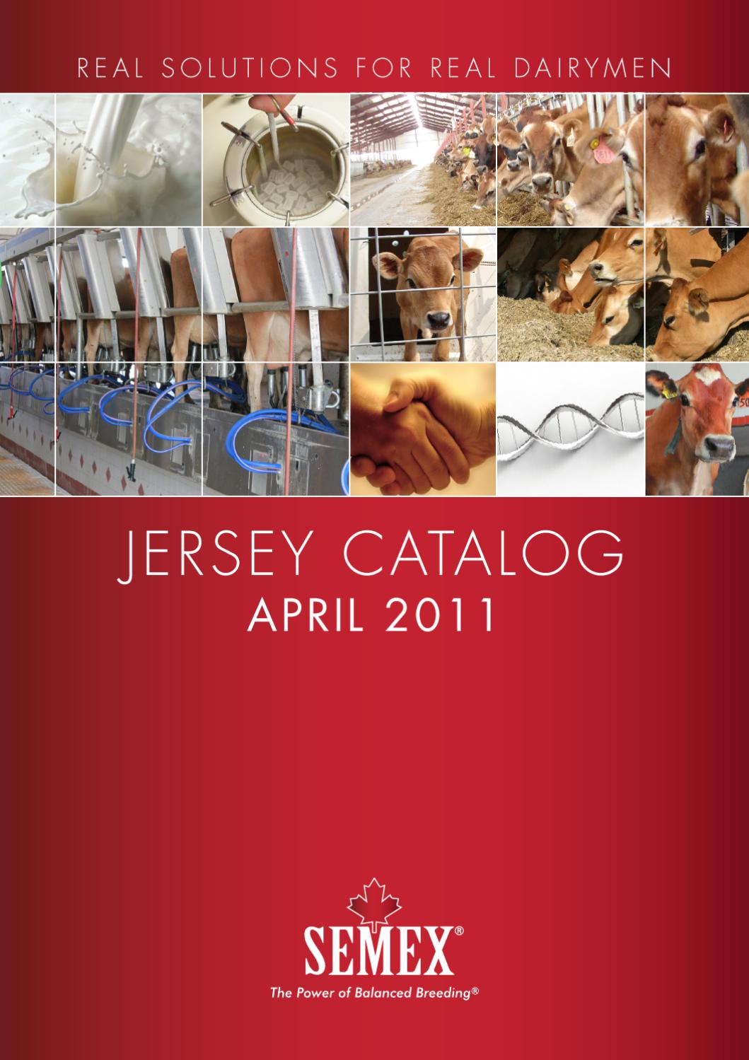 Semex April 2011 USA Jersey Catalog by Semex - Issuu