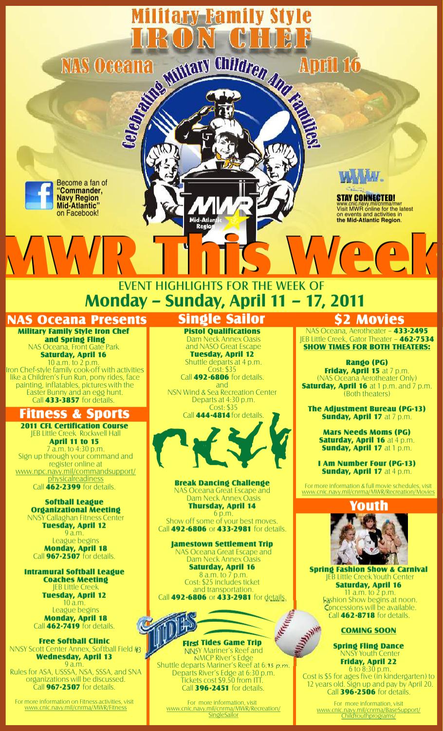 MWR Week of April 11-17 by rachel melchor - Issuu