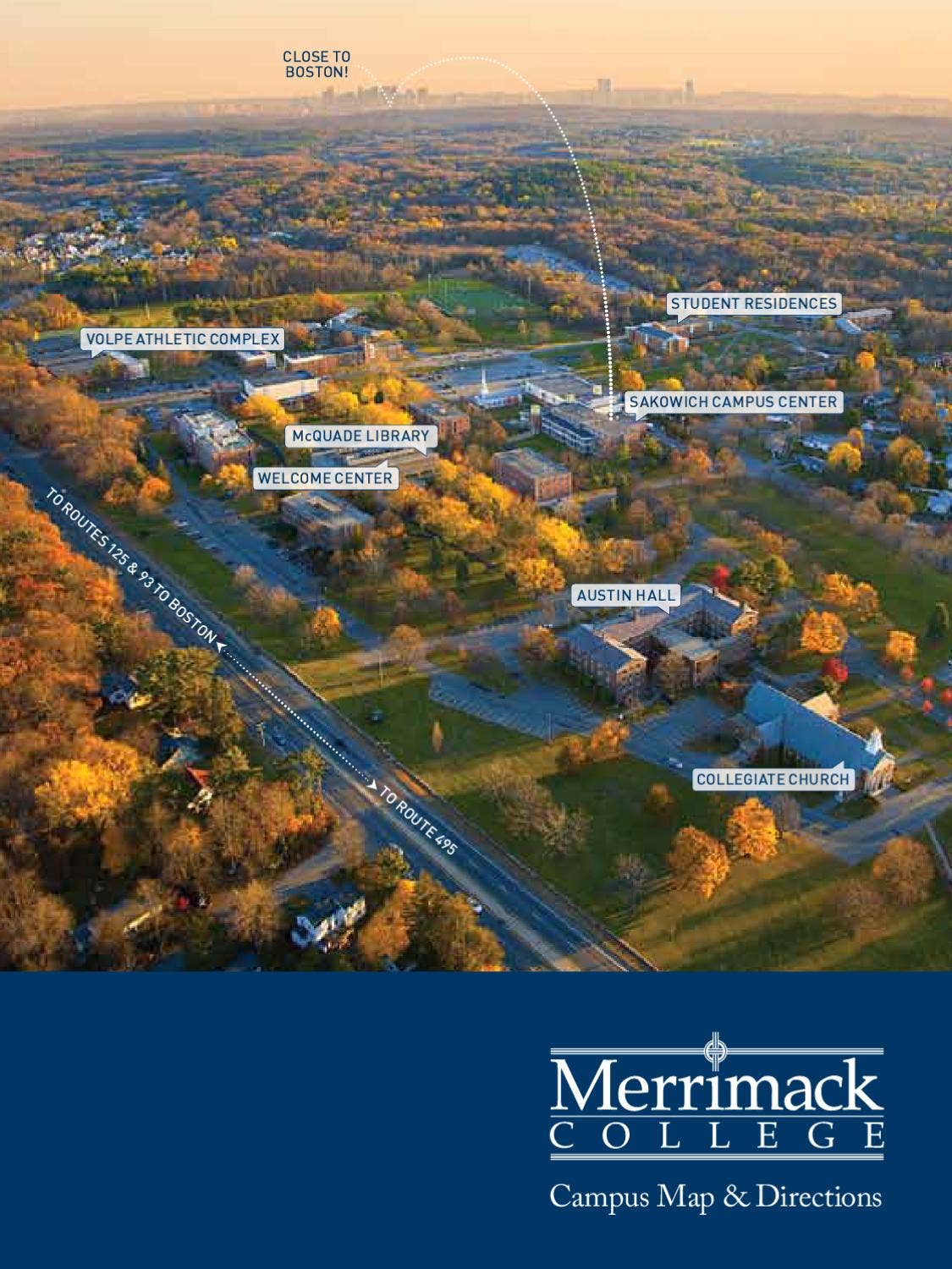 Merrimack College Map by Merrimack College - Issuu