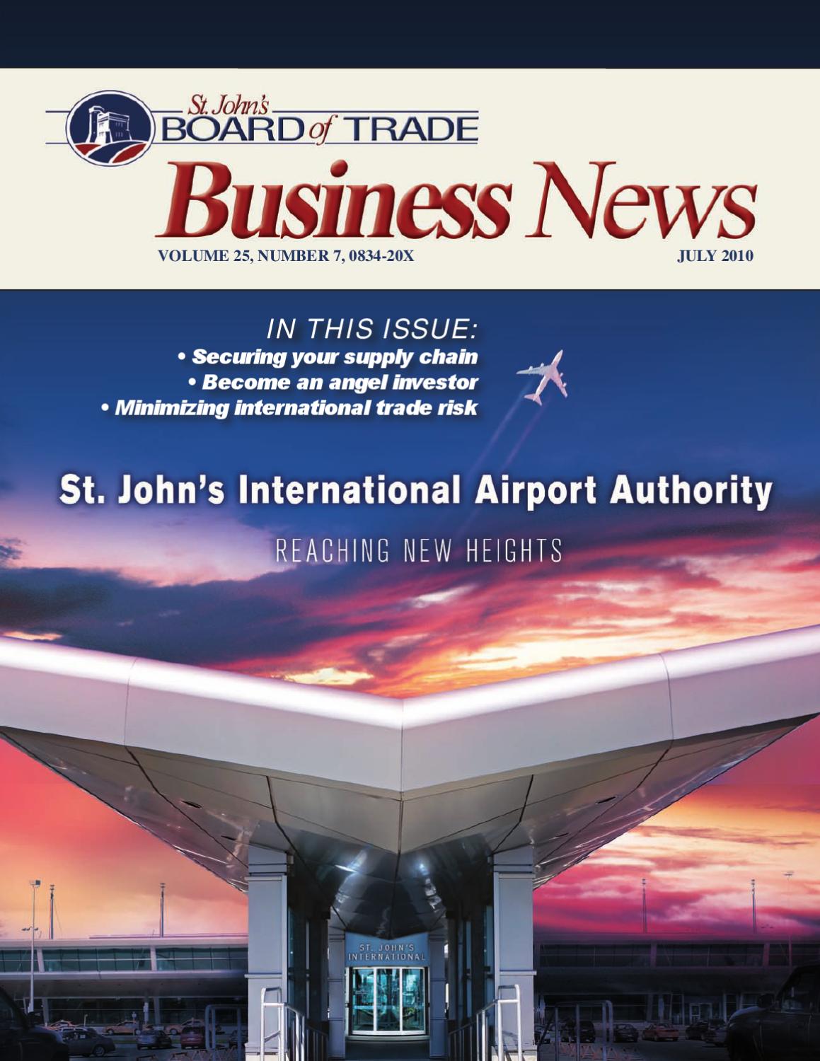 Business News - July 2010 by St. John's Board of Trade - Issuu