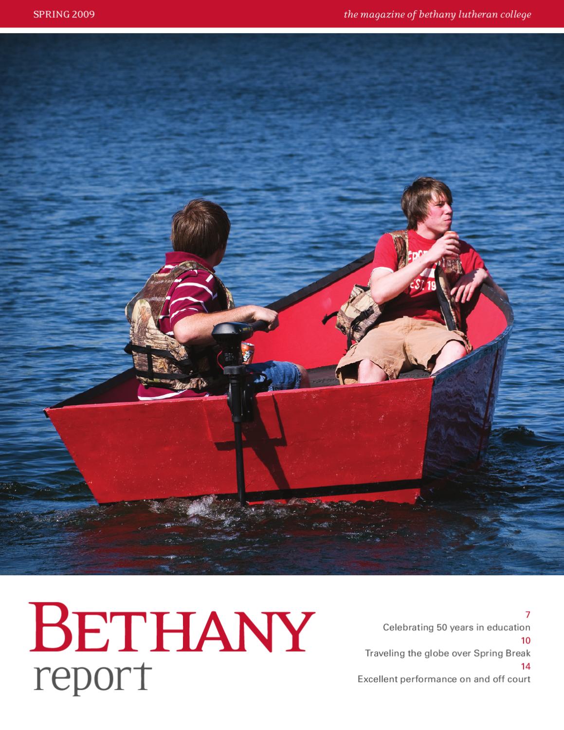 Spring 2009 Bethany Report by Bethany Lutheran College - Issuu