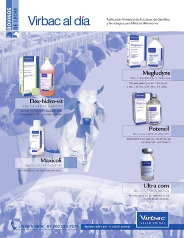 Virbac Al Día Bovinos num. 20 by Laboratorios Virbac México - Issuu