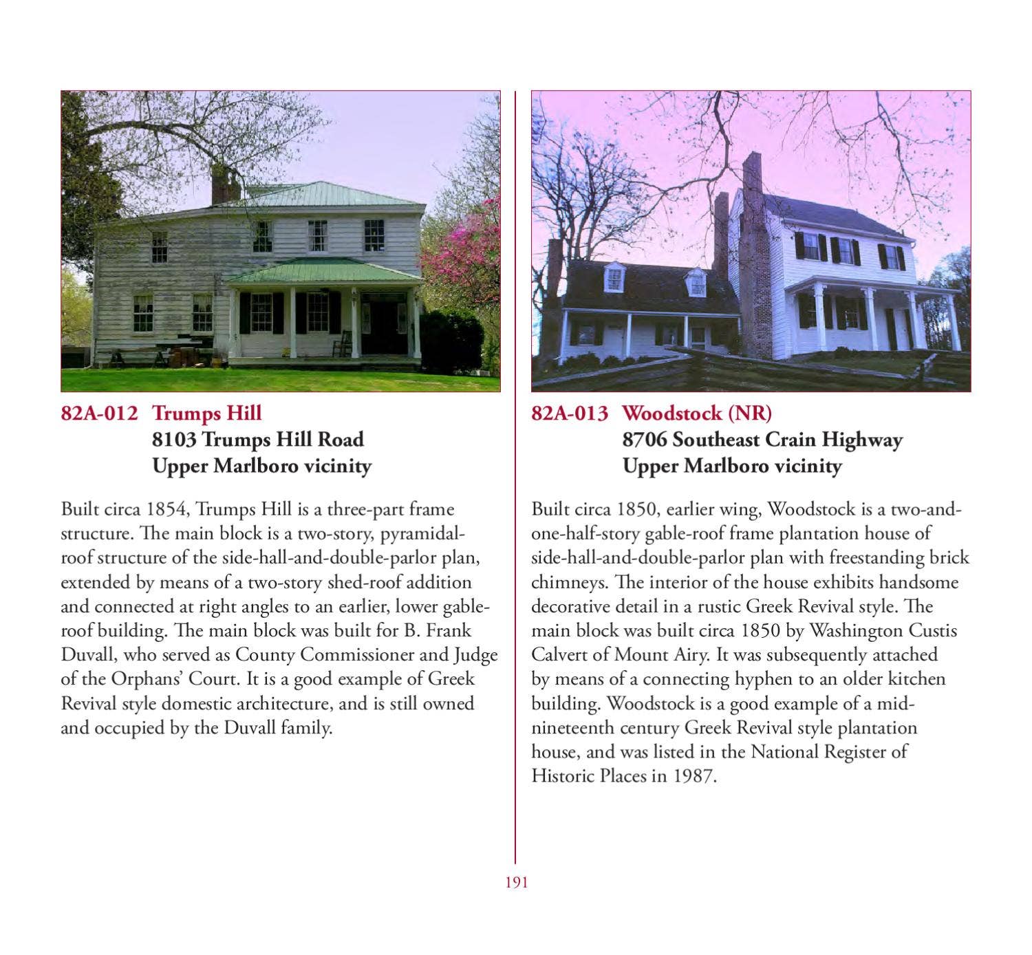 Illustrated Inventory of Historic Sites and Districts, Prince George’s ...