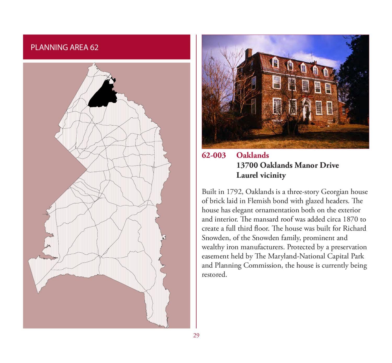 Illustrated Inventory of Historic Sites and Districts, Prince George’s ...