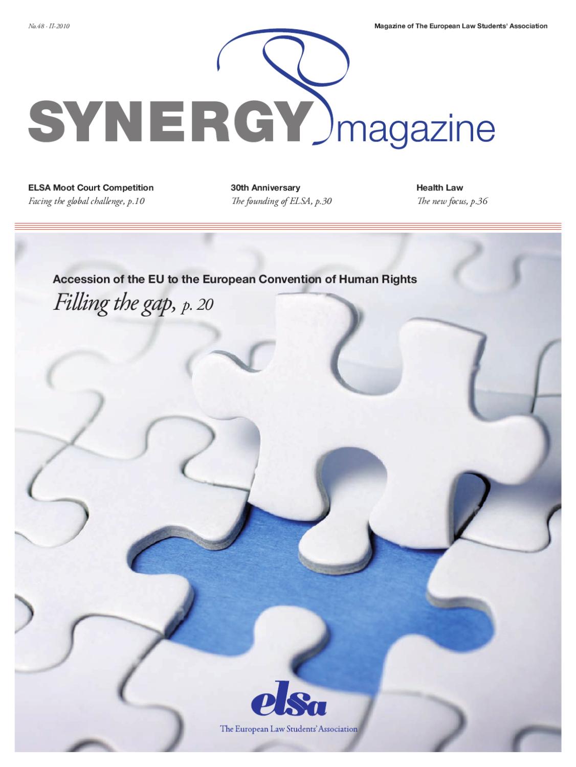 Synergy Magazine 48 by ELSA International - Issuu