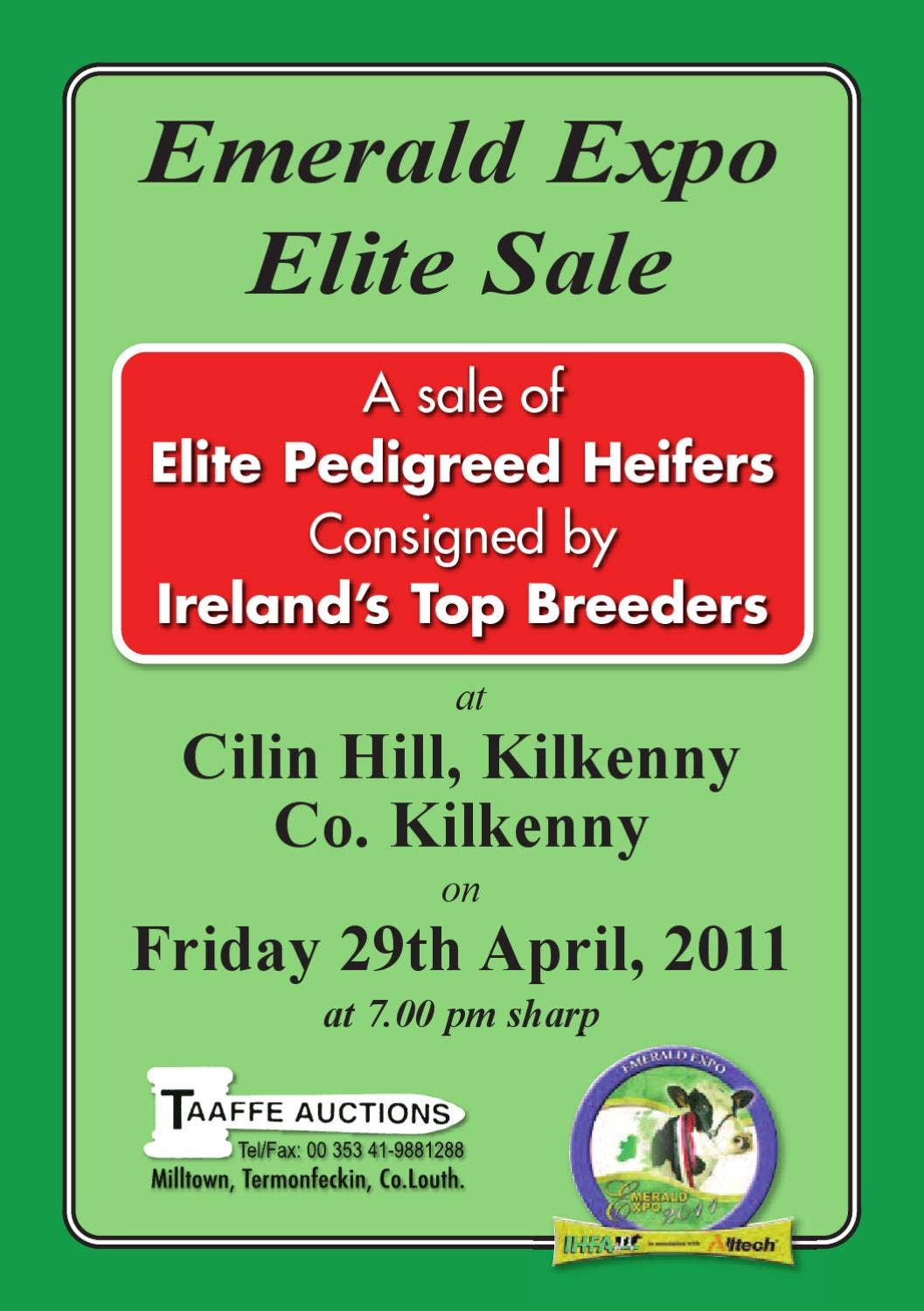 Emerald Expo Elite Sale by TAAFFE AUCTIONS LTD - Issuu