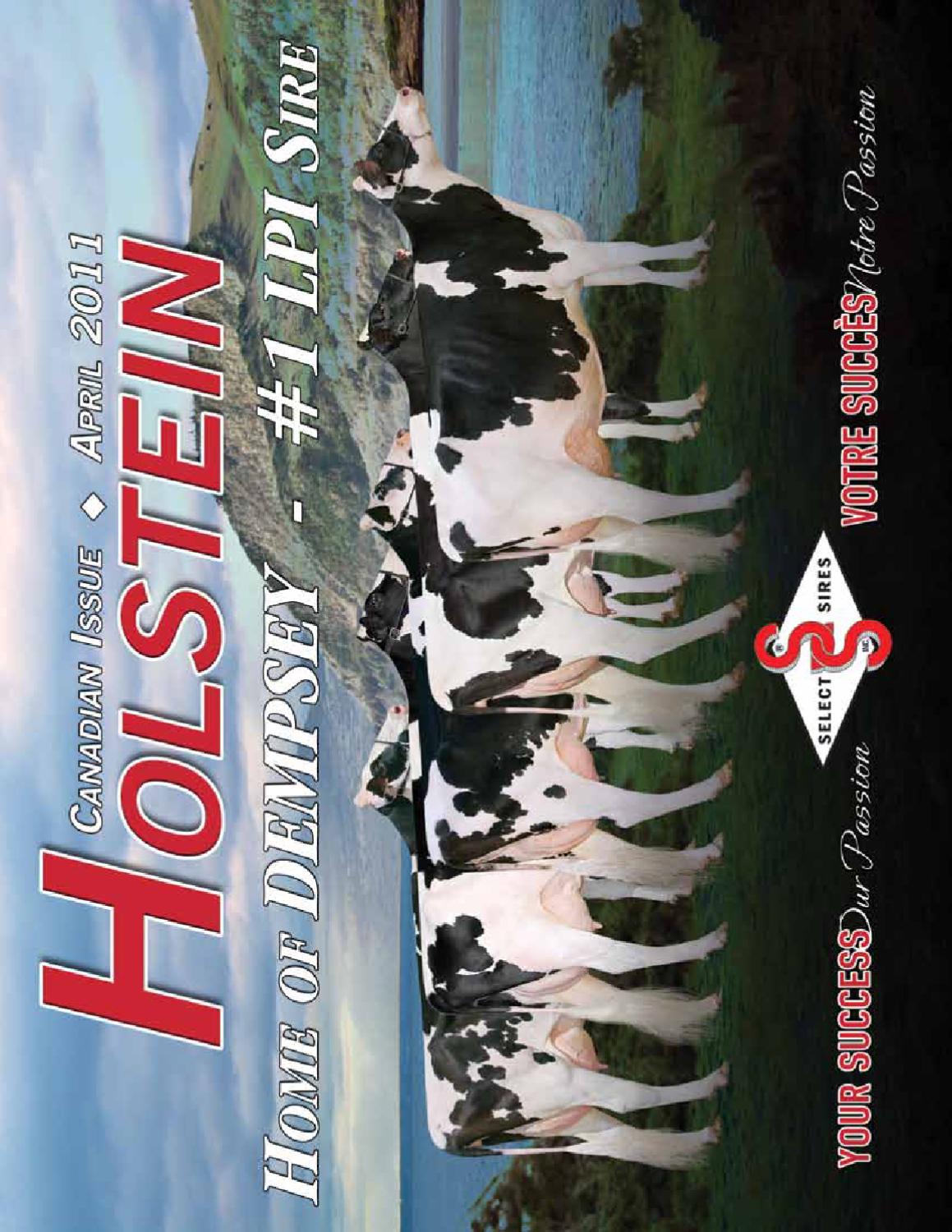 April 2011 Holstein Listing - Canadian Issue by Select Sires - Issuu