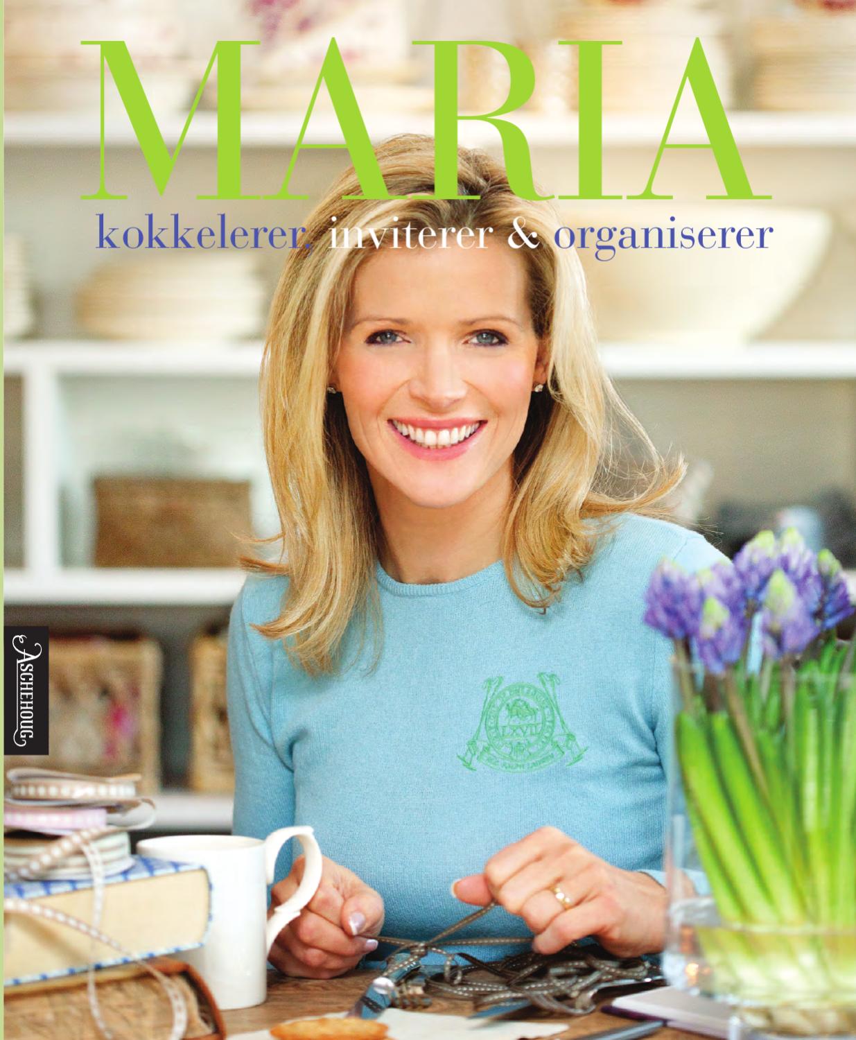 Maria kokkelerer, inviterer og organiserer by Aschehoug - Issuu