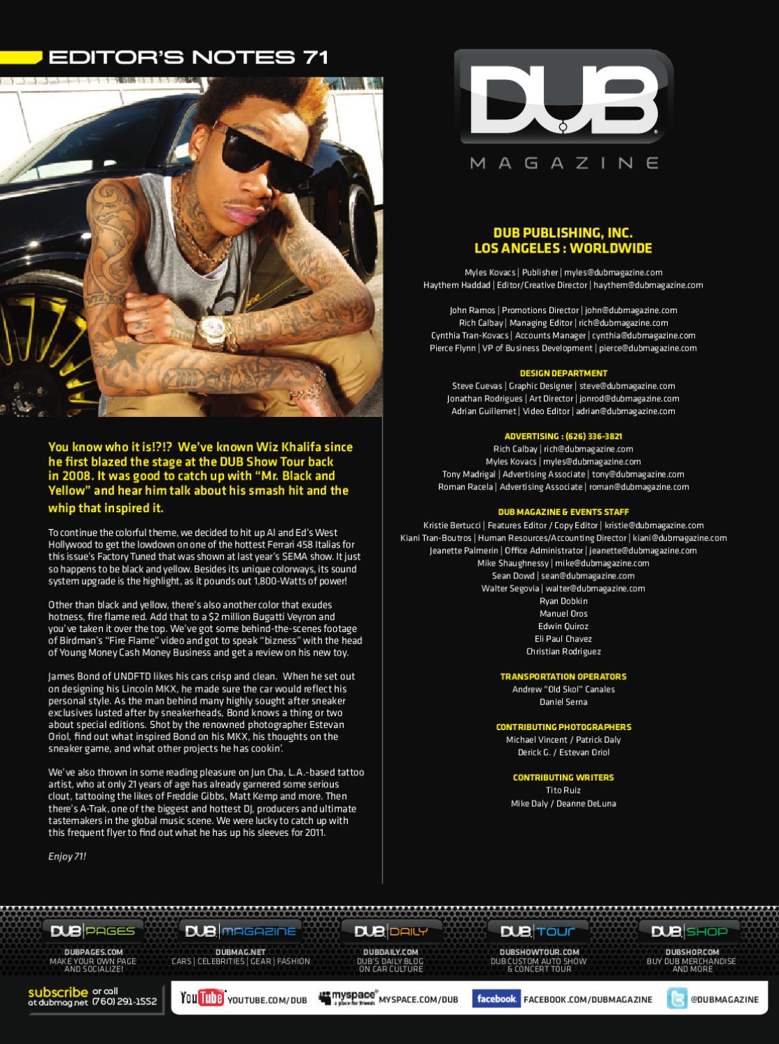 DUB Magazine Issue 71 by DUB - Issuu