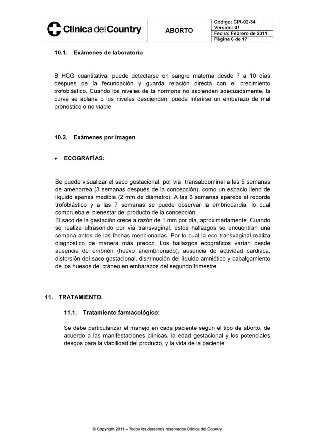 GPC de Manejo del Aborto by Clínica del Country - Issuu