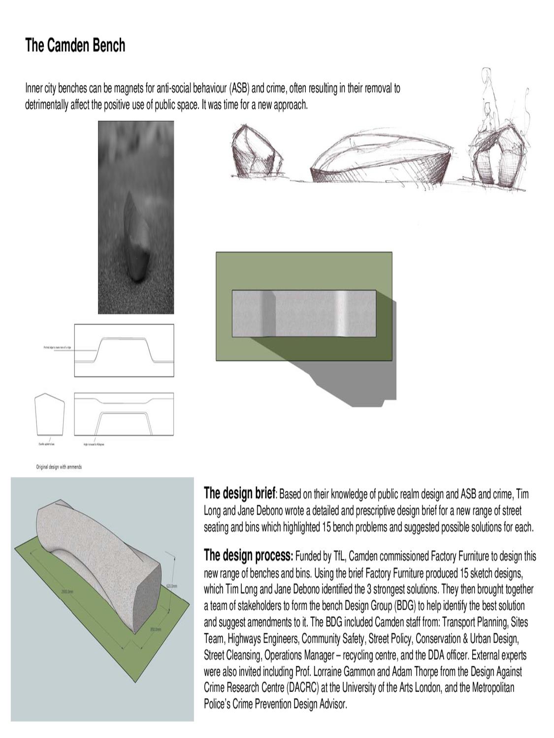 Camden Benche by Amop Synergies - Issuu