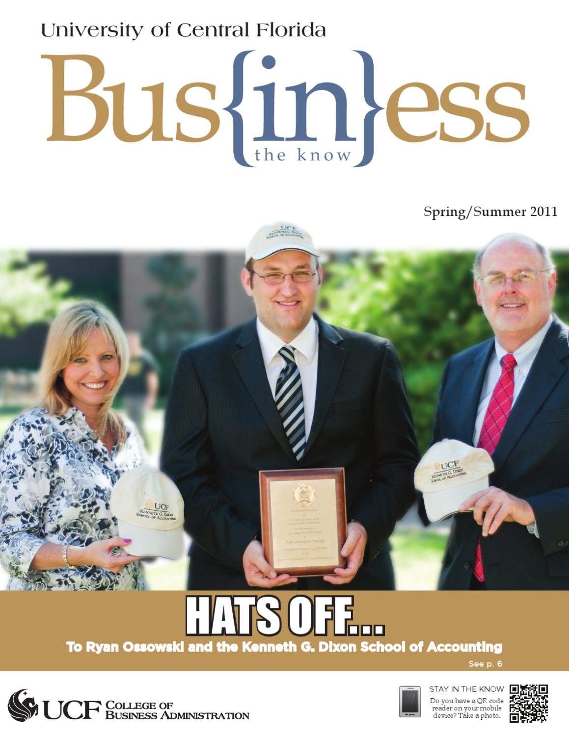 UCF Business (In The Know) - Spring/Summer 2011 by UCF College of ...