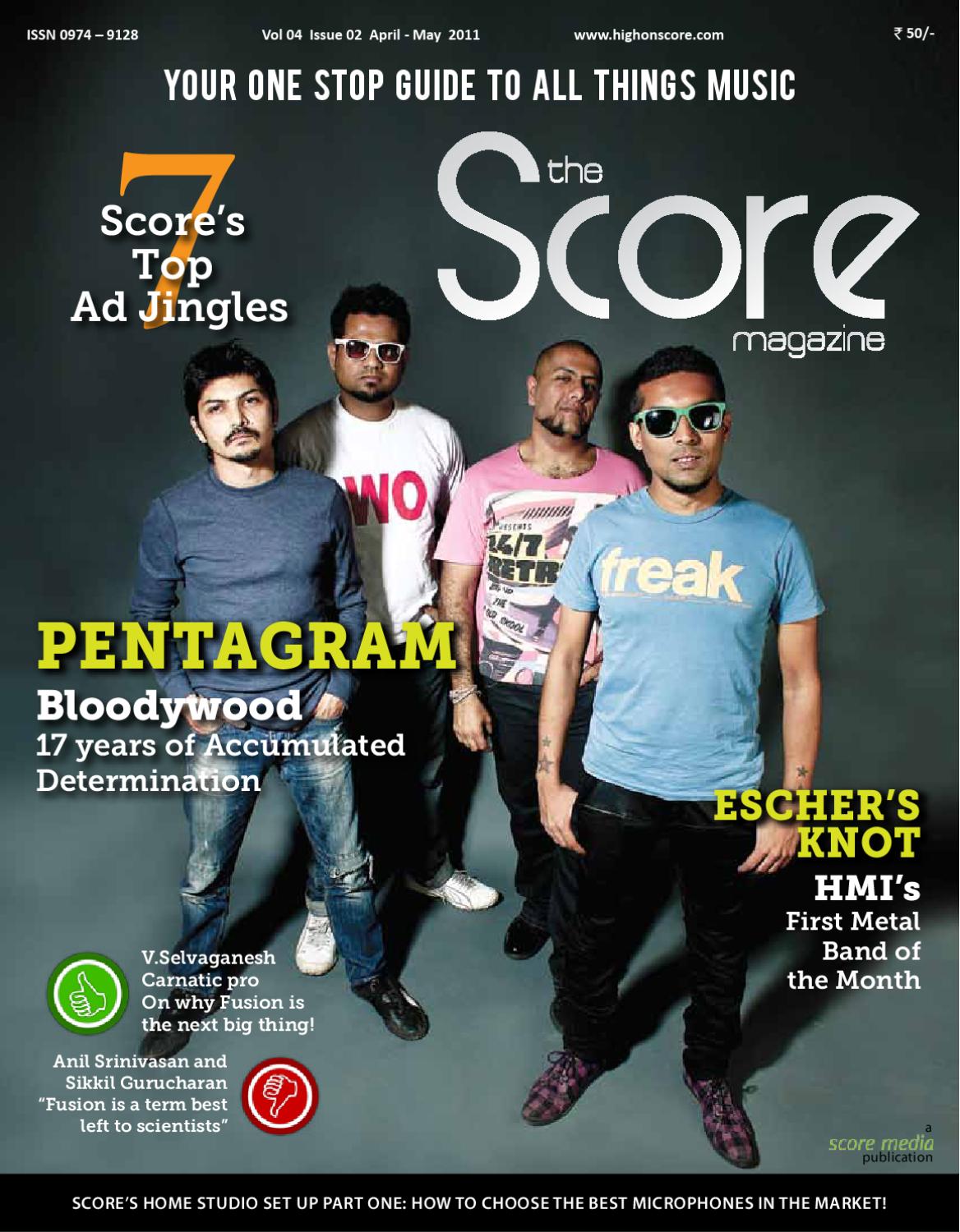 The Score Magazine April - May Issue by The Score Magazine - Issuu