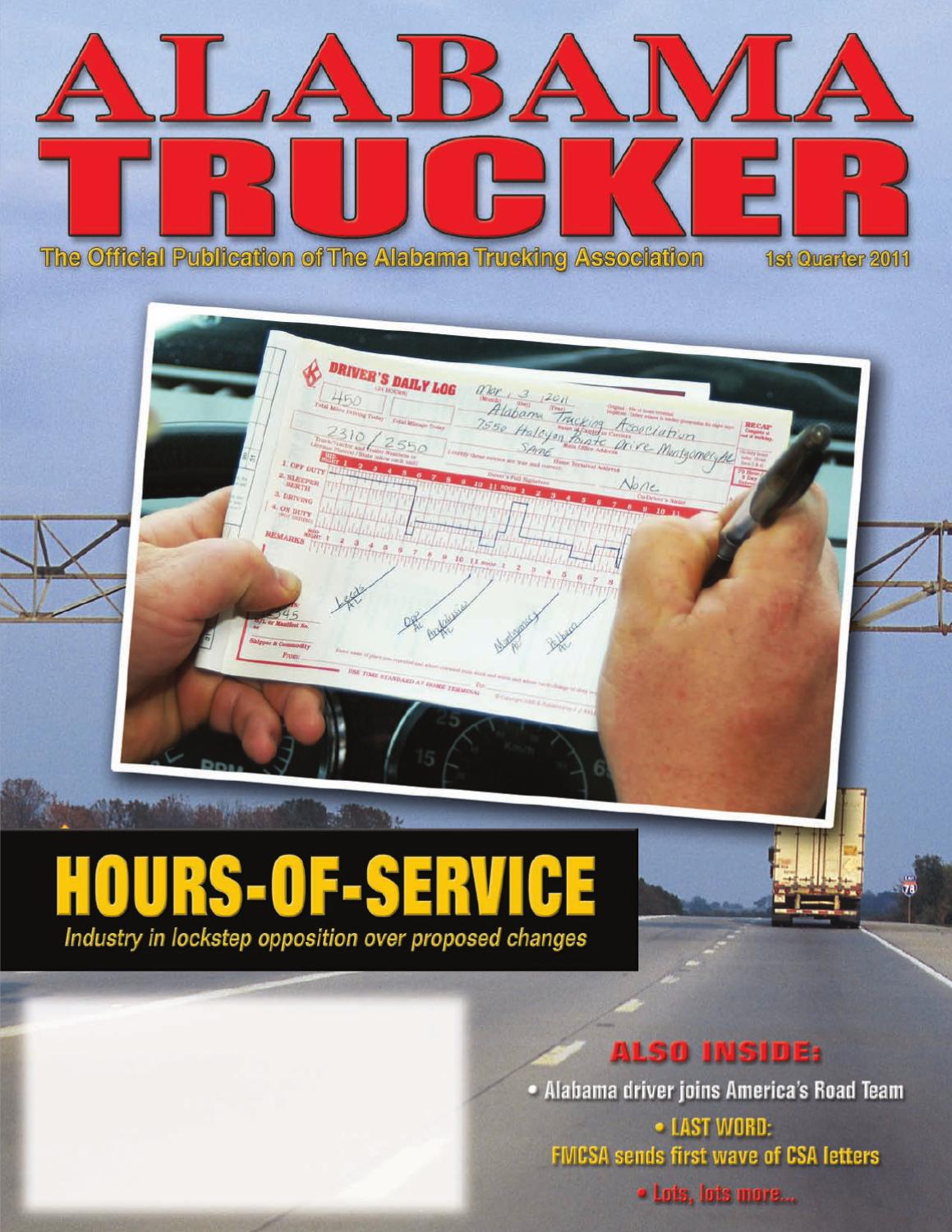 Alabama Trucker, 1st Quarter 2011 by Alabama Trucking Association - Issuu