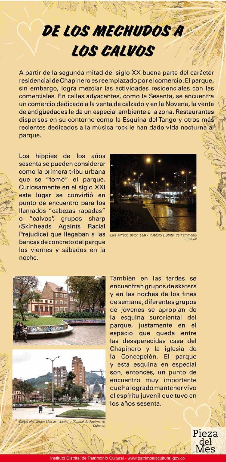 Parque de los Hippies by Instituto Distrital Patrimonio Cultural - Issuu