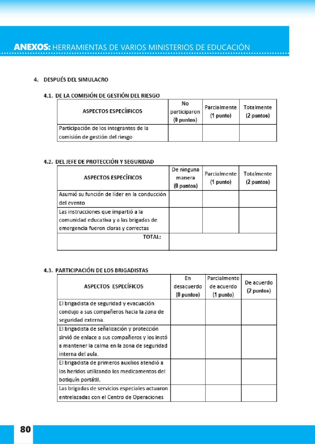 GUIA PARA EL DESARROLLO DE SIMULACROS ESCOLARES by julian rivas - Issuu