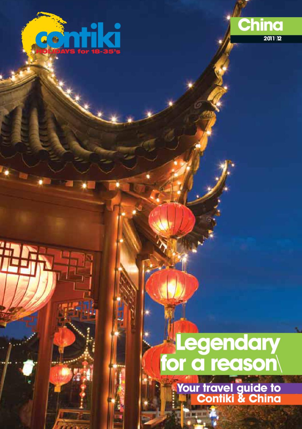 China Travel Guide 2011-12 by Contiki - Issuu