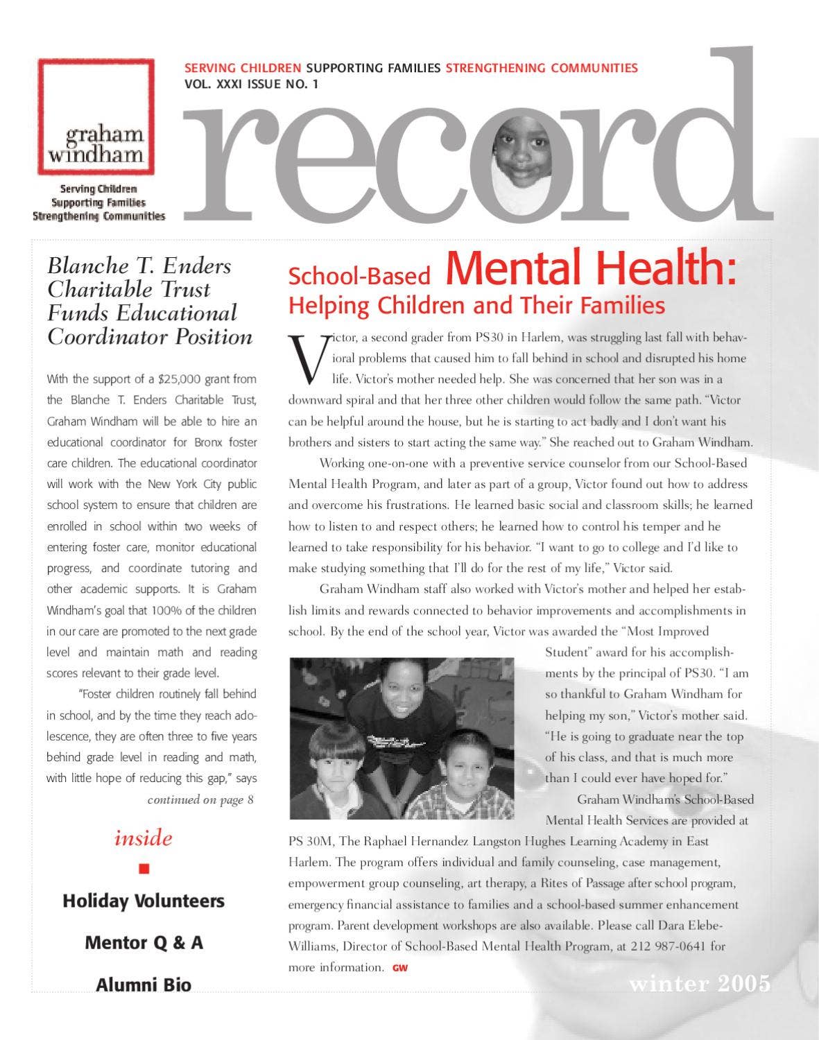 Winter05 by Graham Windham - Issuu