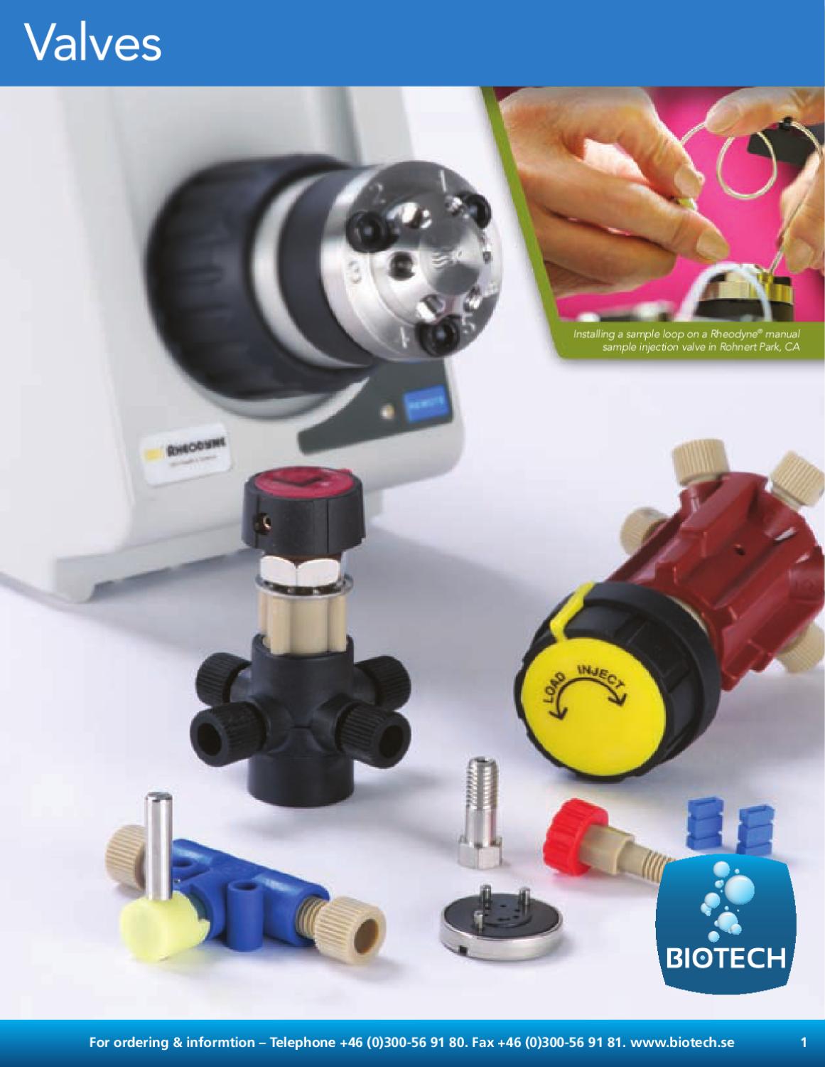 Valves by Biotech Fluidics - Issuu