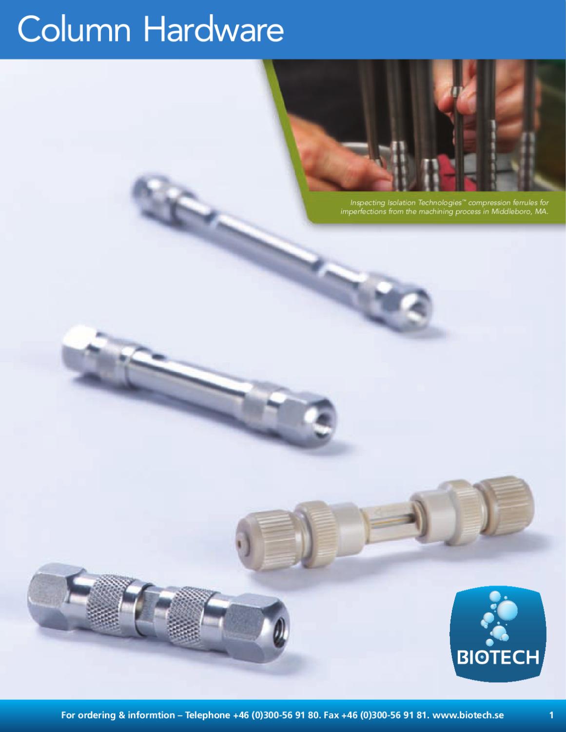 Column Hardware by Biotech - Issuu