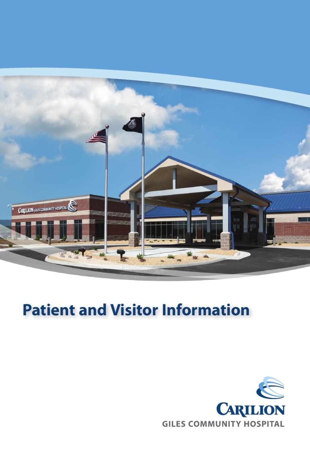 Patient Guide - Carilion Giles Community Hospital by Carilion Clinic ...