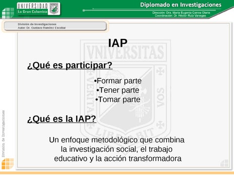 investigación acción participativa by julian rivas - Issuu