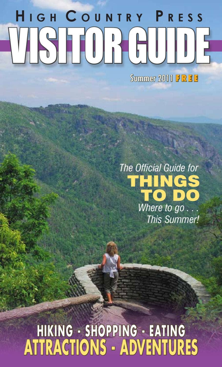 High Country Press Visitor Guide | Summer 2011 by High Country Press ...