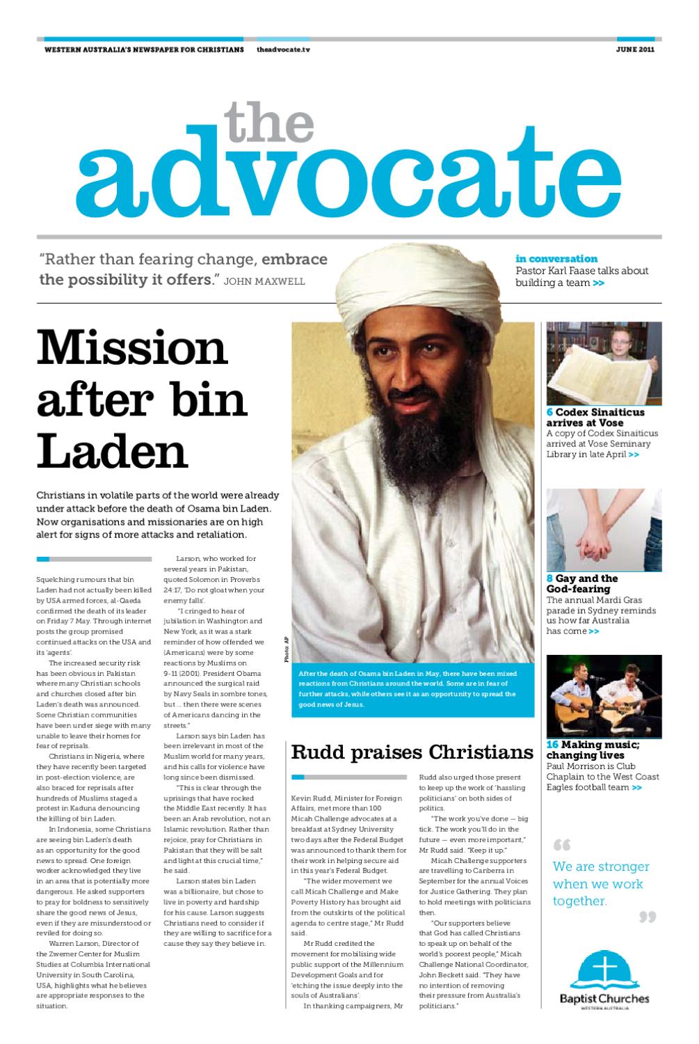 The Advocate June 2011 by imageseven - Issuu