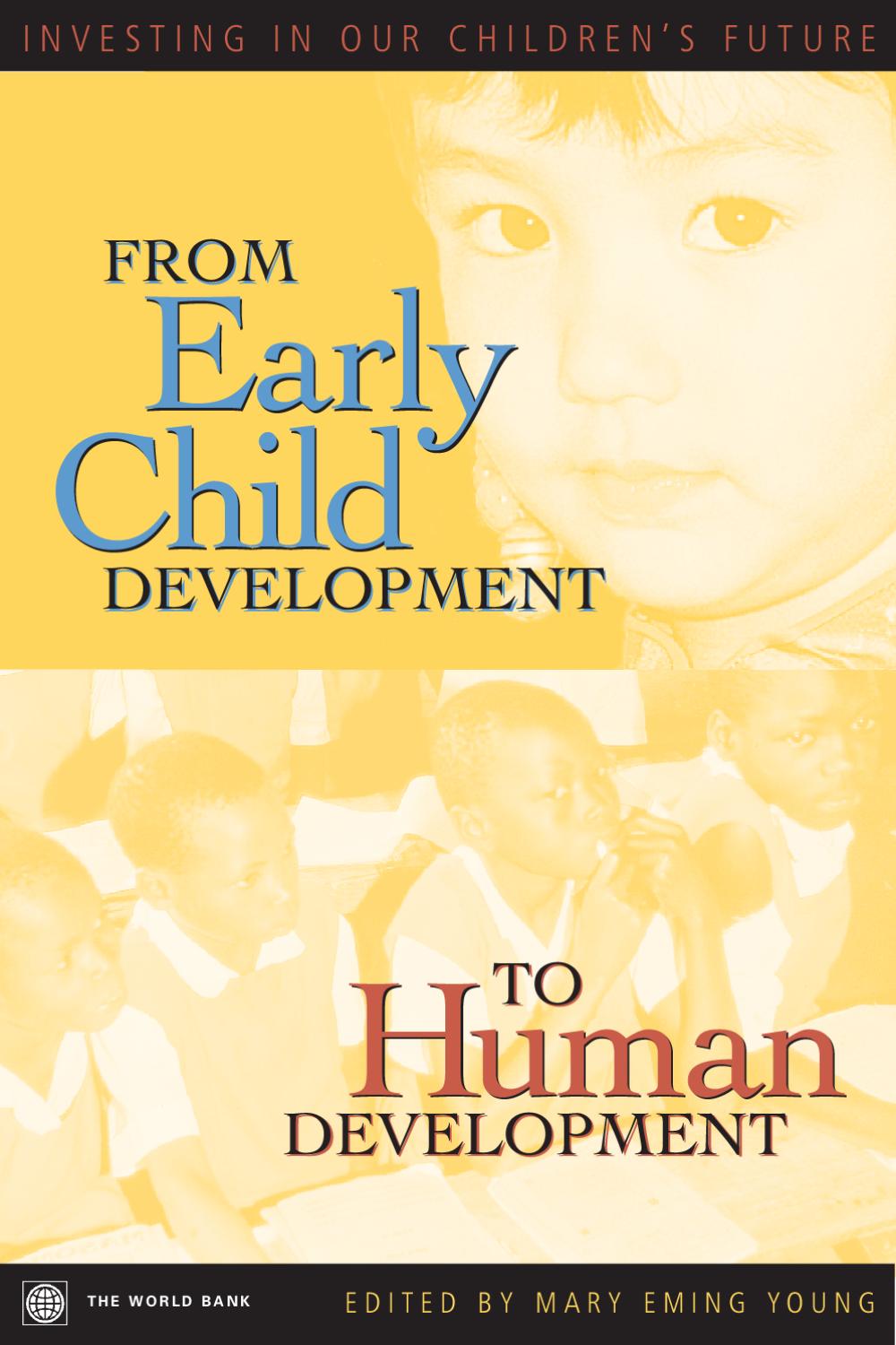 From Early Child Development to Human Development by World Bank Group ...
