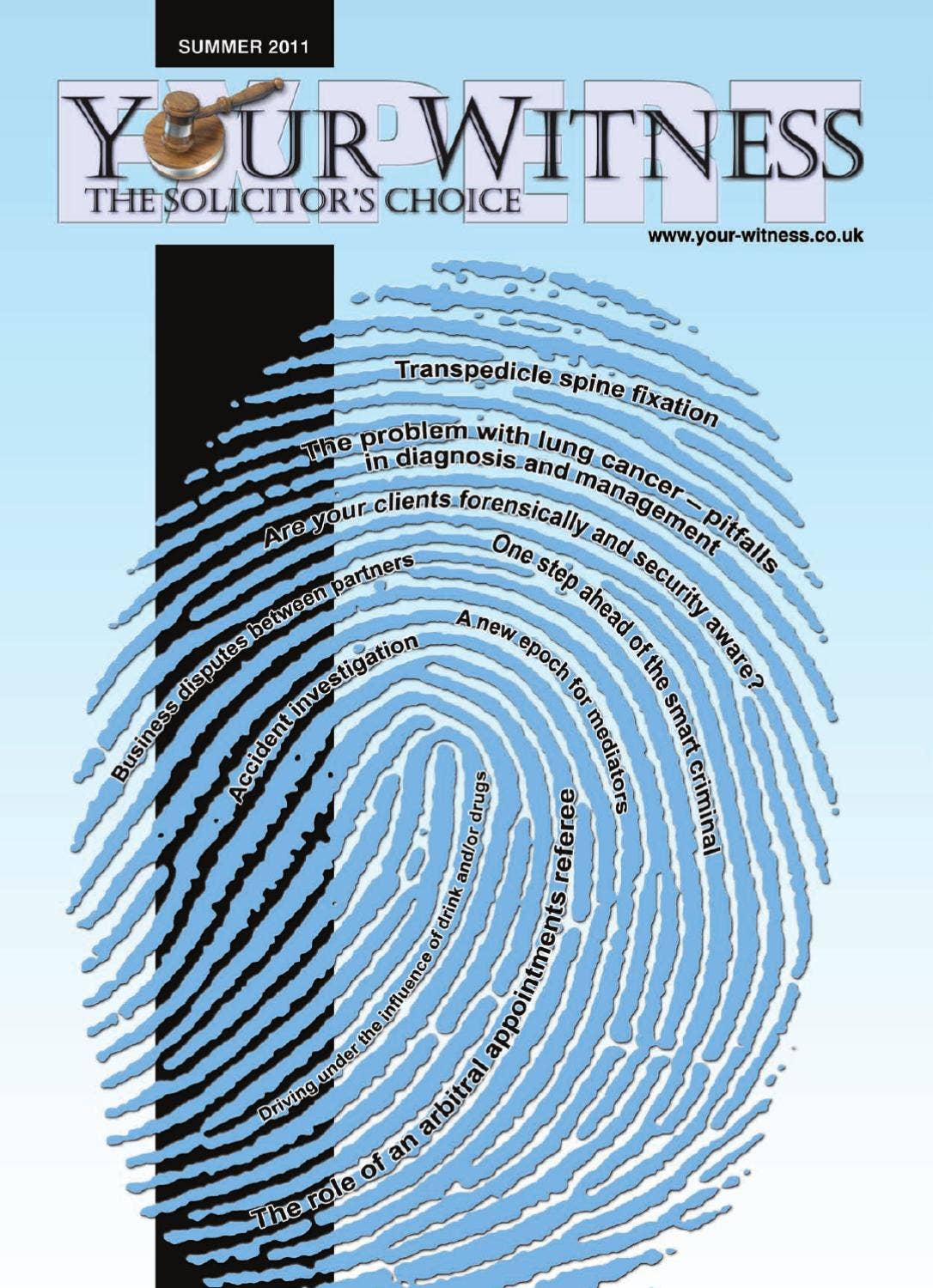 Your Expert Witness by DMMonline - Issuu