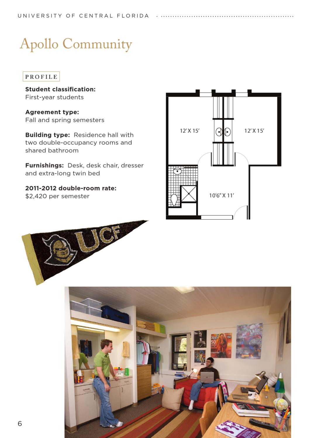 UCF Housing & Residence Life Floorplan brochure by University of ...