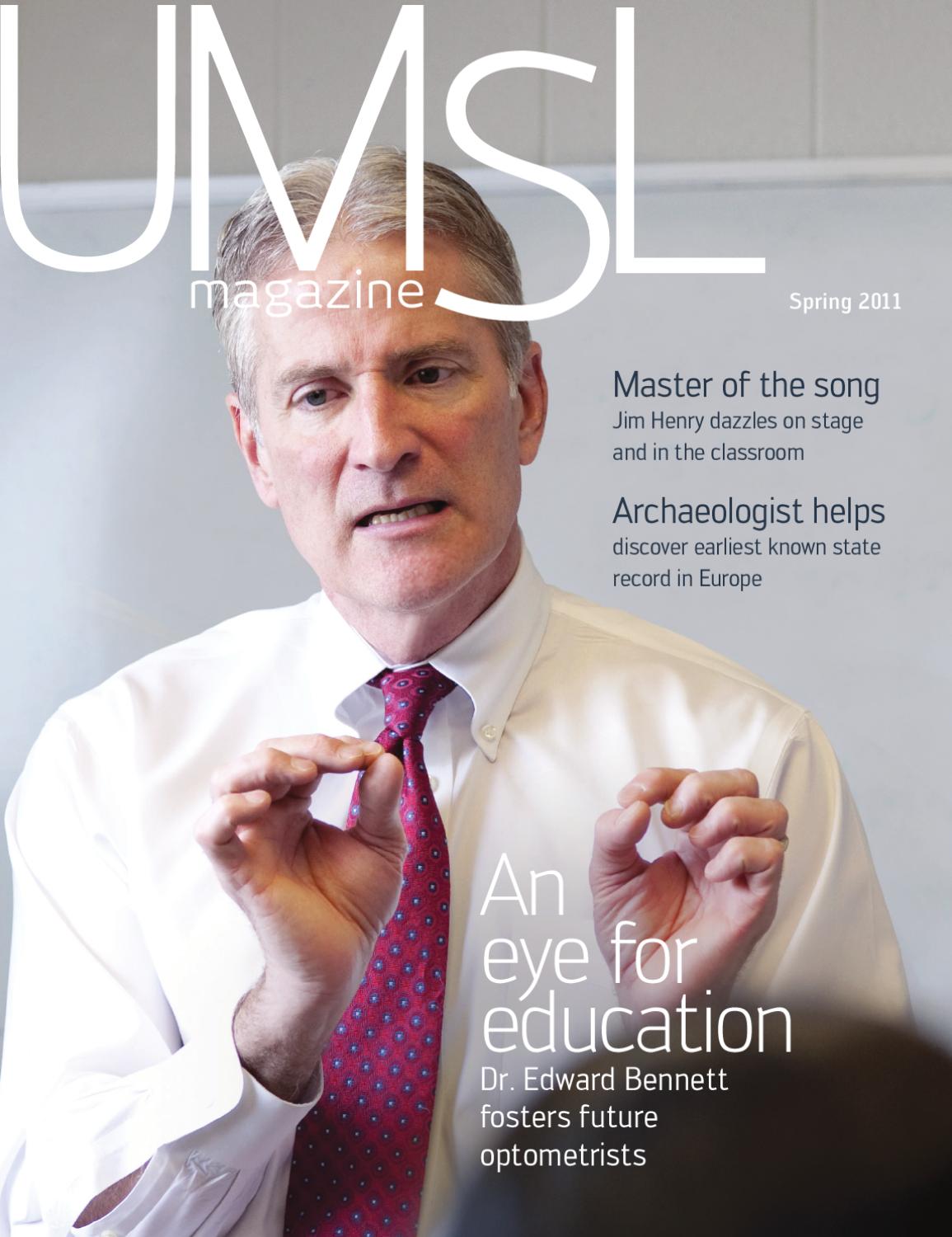 UMSL Magazine: spring 2011 by University of Missouri–St. Louis - Issuu