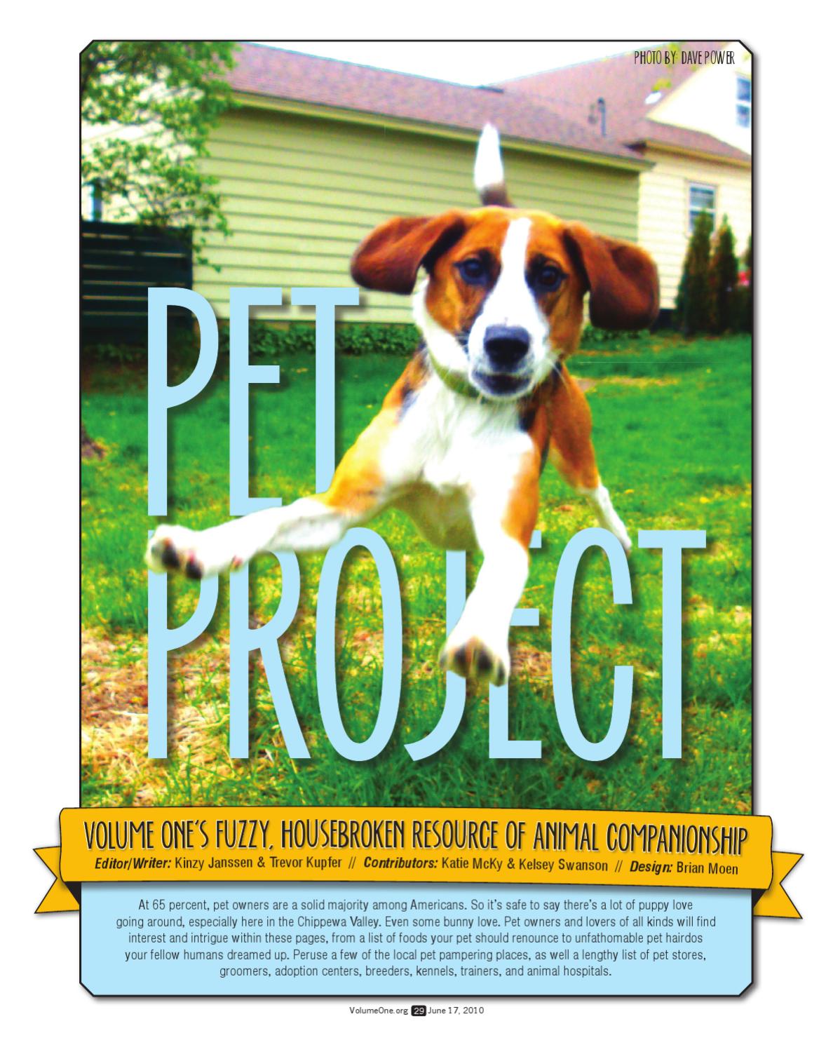 Volume One Pet Projects by Volume One Magazine - Issuu
