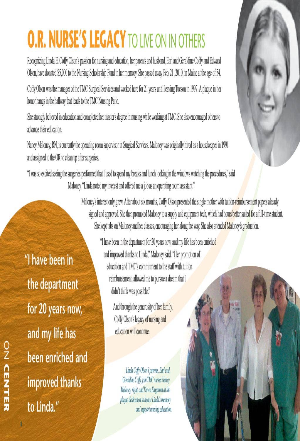 OR Nurse Legacy by Tucson Medical Center - Issuu