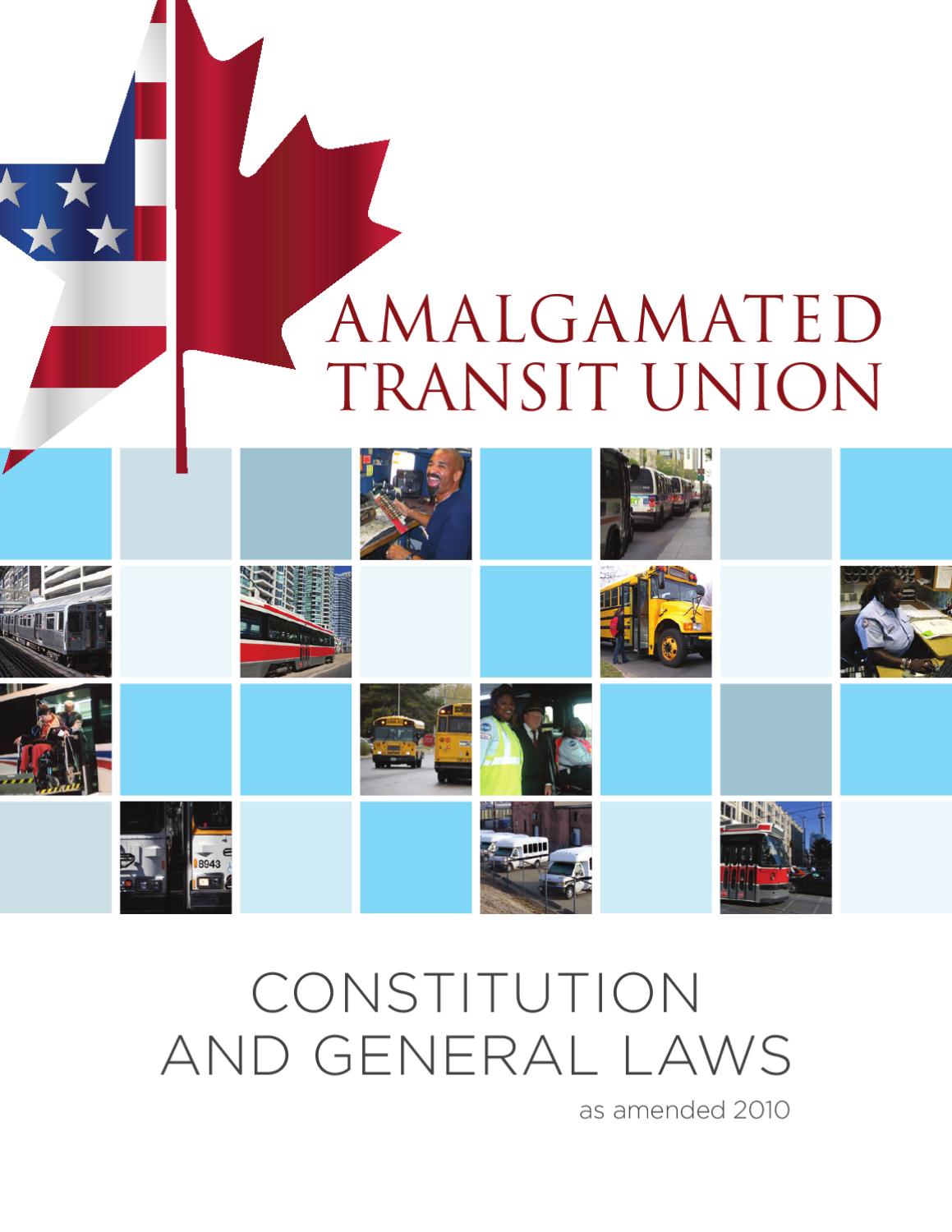 ATU 2010 Constitution by Amalgamated Transit Union - Issuu