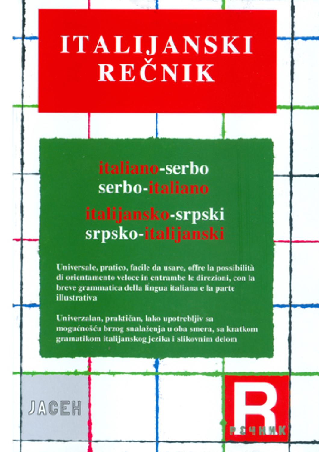 ITALIJANSKI REČNIK by IK Jasen - Issuu