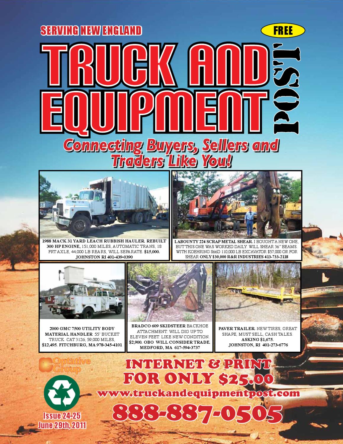 Truck And Equipment Post - Issue #24-25, 2011 by 1ClickAway - Issuu