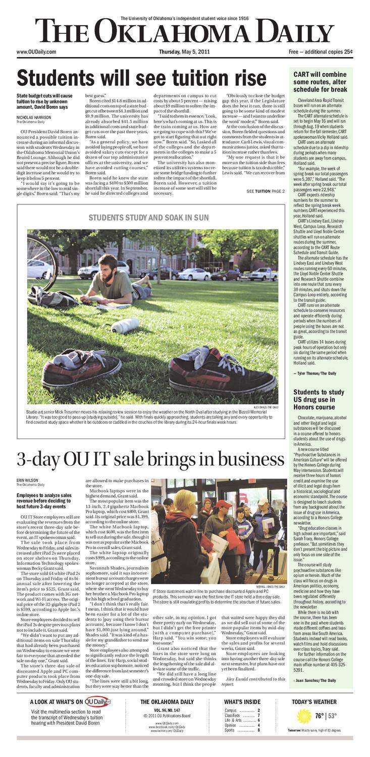 The Oklahoma Daily by OU Daily - Issuu