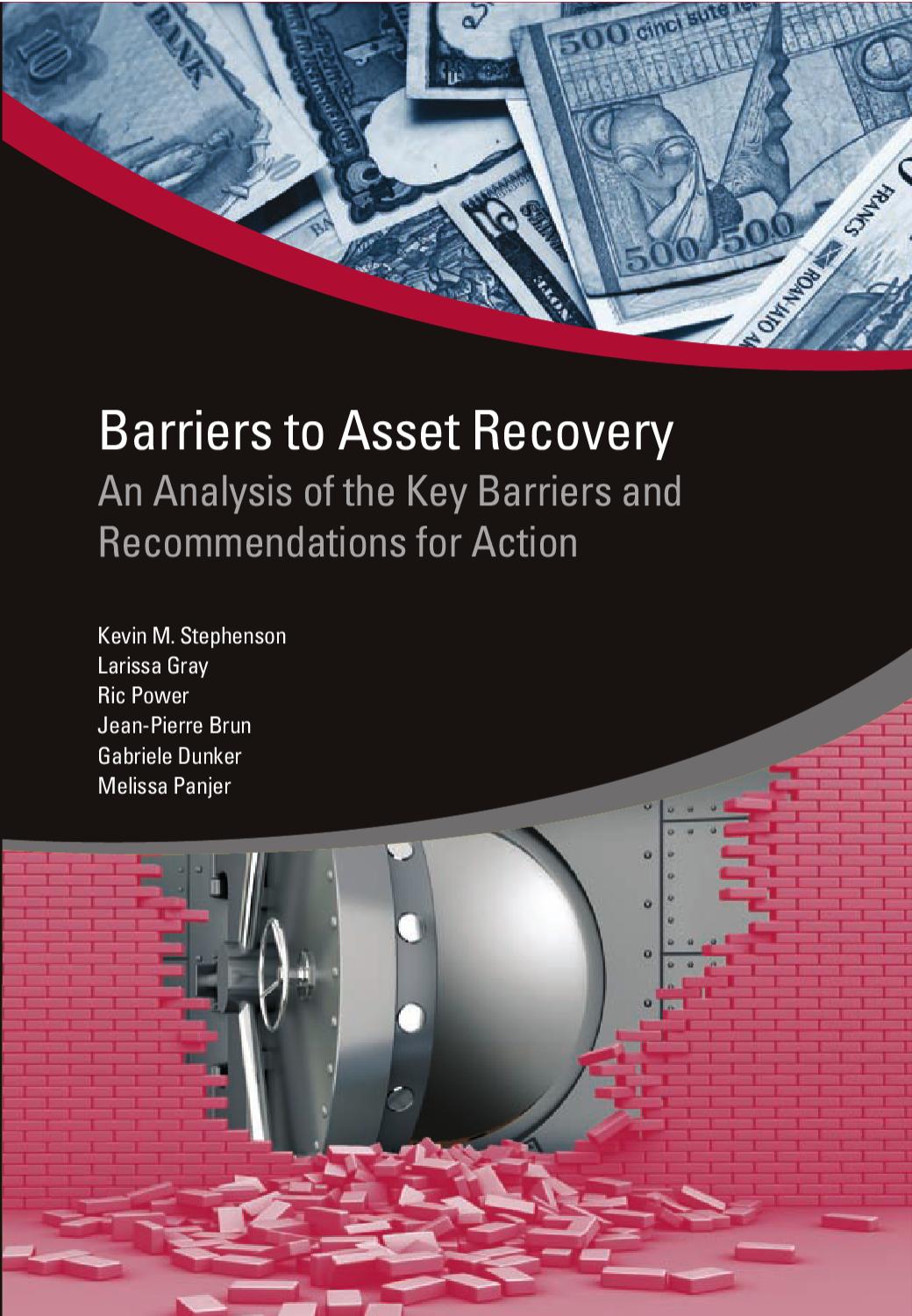 Barriers to Asset Recovery by World Bank Publications - Issuu