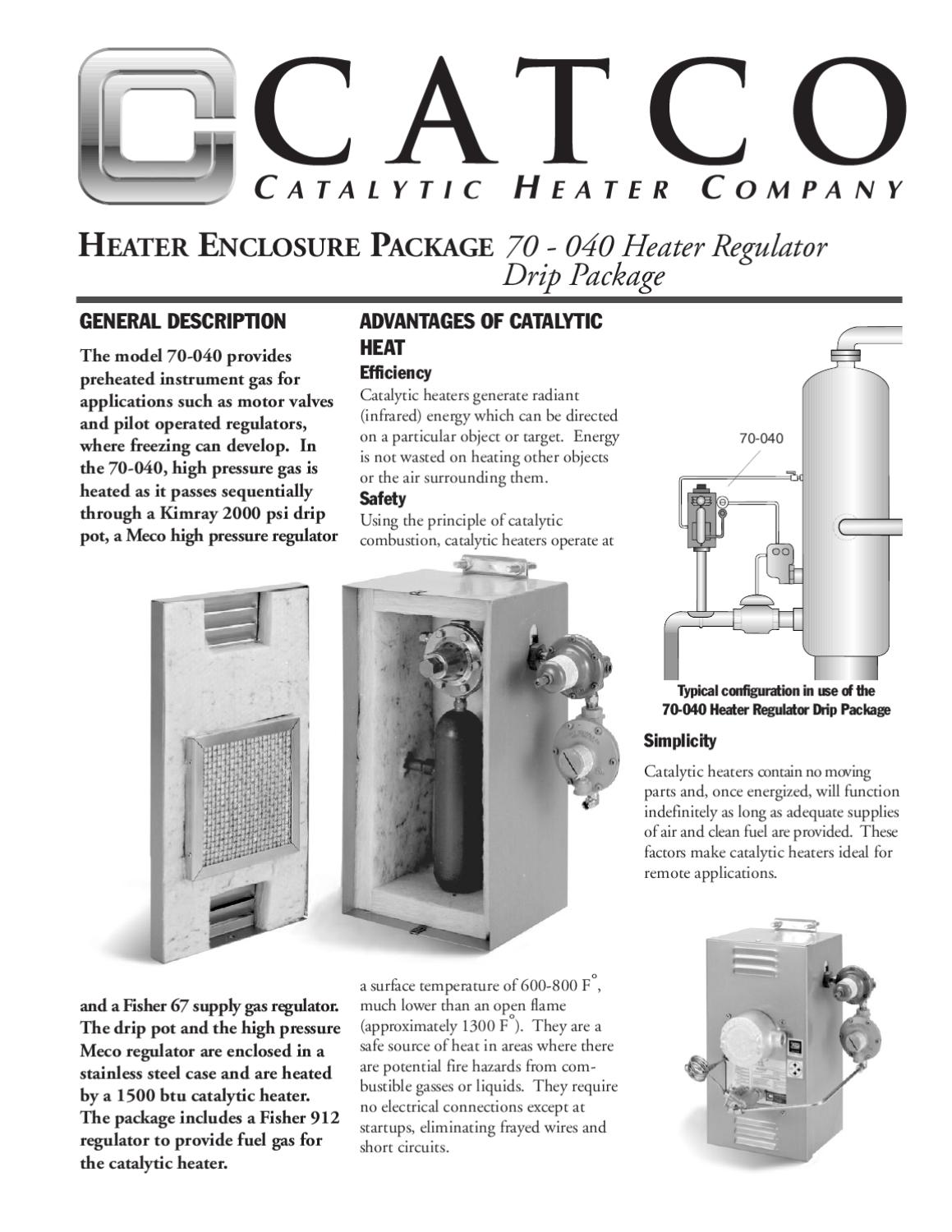CATCO 70-040 Drip Pot Heater Brochure by RMC Process Controls ...