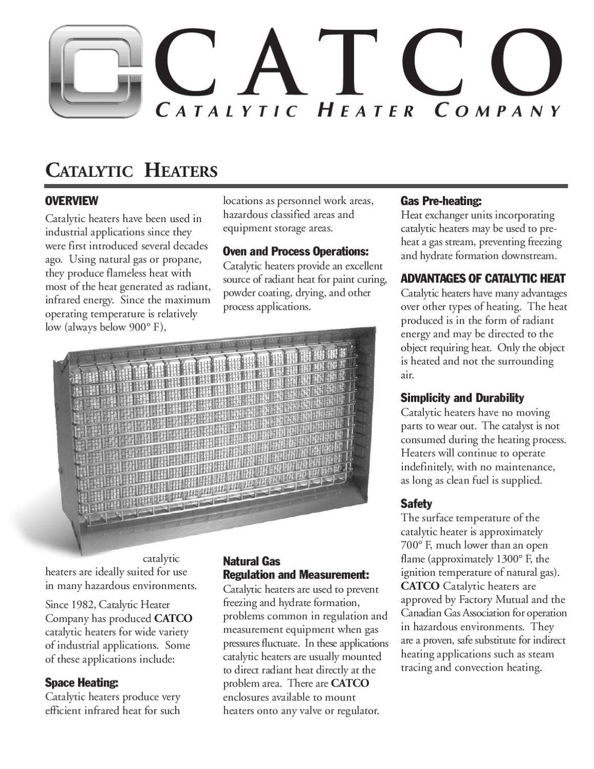 CATCO Catalytic Heaters Overview by RMC Process Controls & Filtration ...