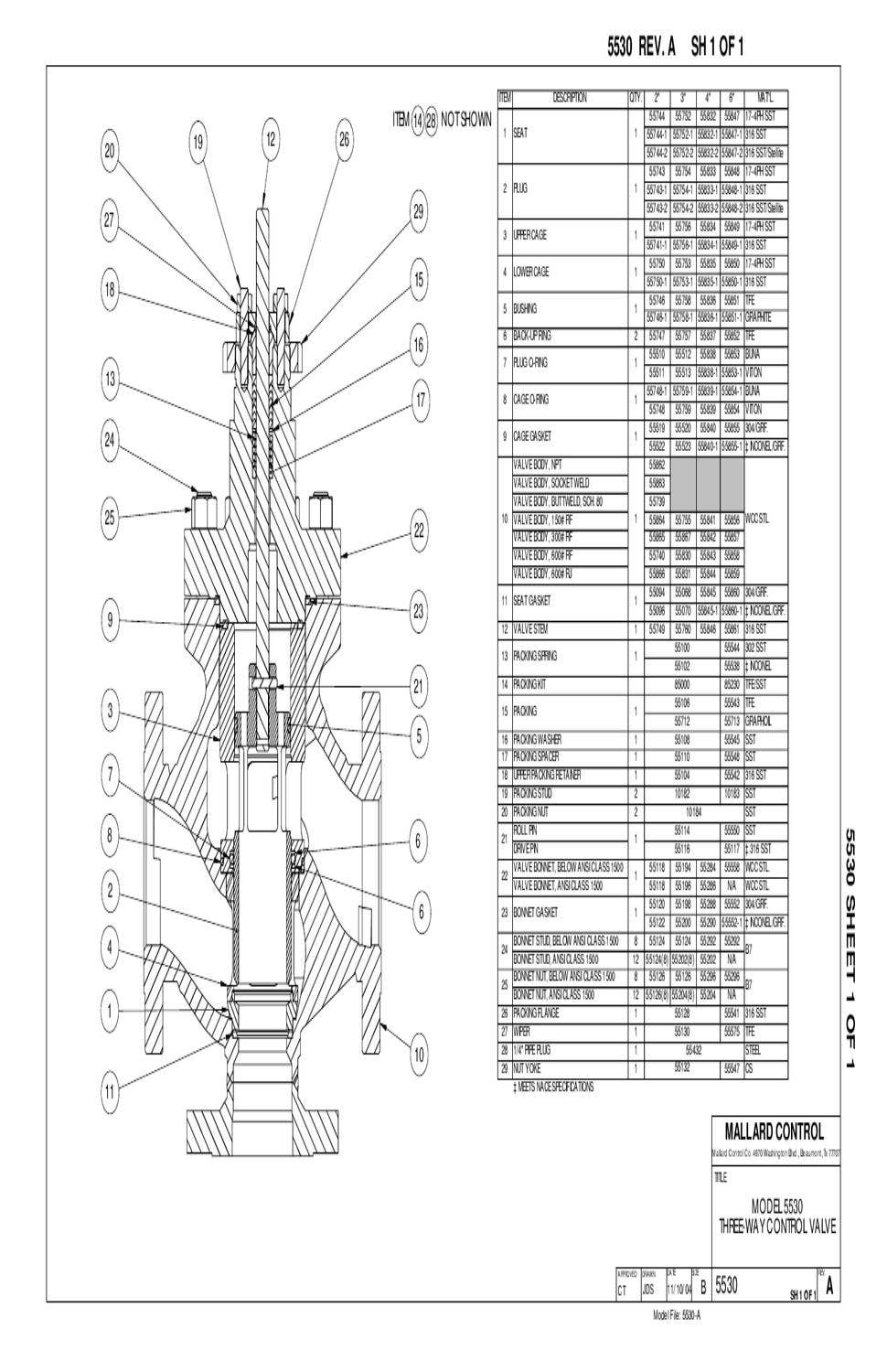 5530 Valve Schematic by RMC Process Controls & Filtration, LLC. - Issuu