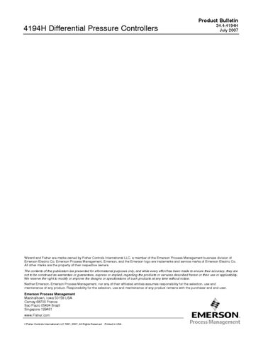 4194 Bulletin by RMC Process Controls & Filtration, LLC. - Issuu